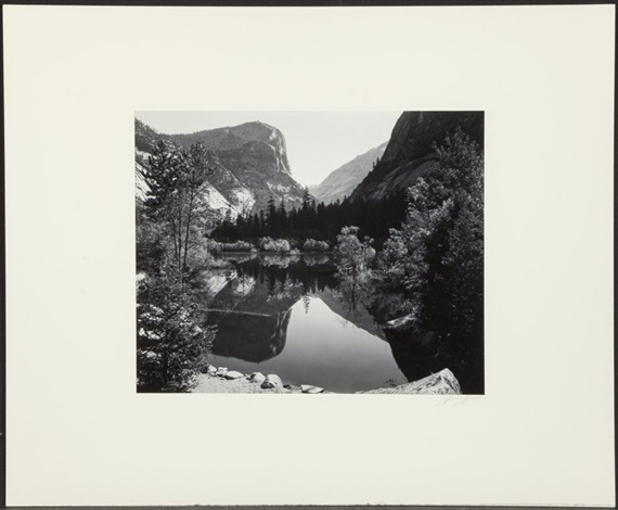Mirror Lake, Yosemite National Park by Ansel Adams on artnet