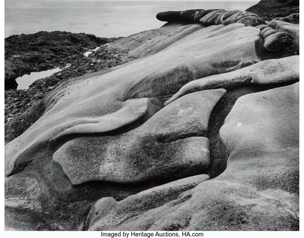 Rock Erosion, South Shore, Point Lobos by Edward Weston on artnet