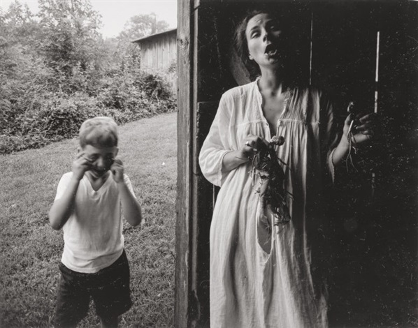 Edith and Elijah, circa 1970 by Emmet Gowin on artnet