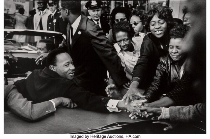 Dr. Martin Luther King, Jrs Motorcade, Baltimore, Maryland by Leonard ...