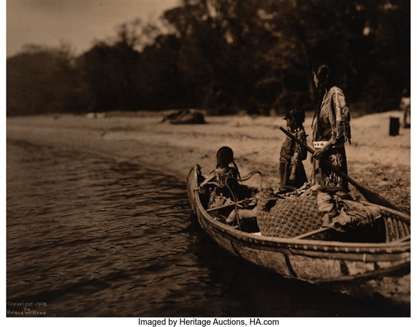 Moving On The Red Lake, Minnesota by Roland Reed on artnet