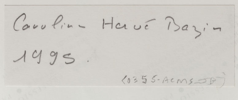 Carolina, Hervé Bazin, 1995 by Luc Choquer on artnet