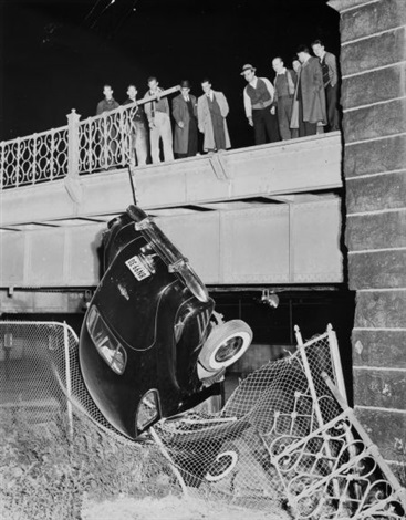 Pulling up Philip Falcos car, Untitled Car Wreck and Burned Luxury ...