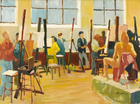 In the studio by Abraham Walkowitz on artnet