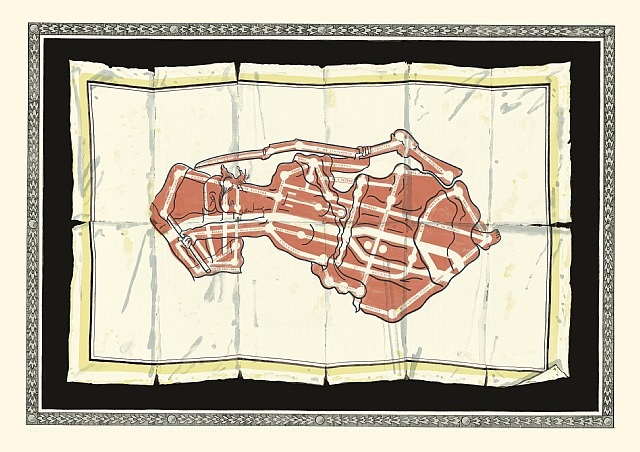 The Map of Liberty by Adam Dant on artnet