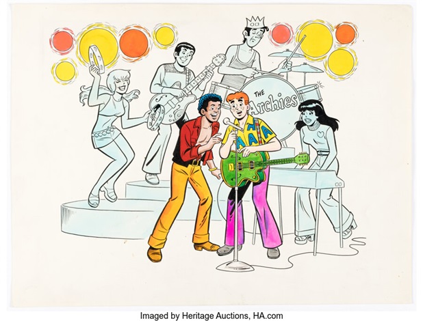 Archie Artist The Archies Illustration Original Art Archie, c. 1980 ...