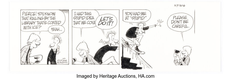 Jerry Scott and Jim Borgman Zits Daily Comic Strip Original Art dated 3 ...