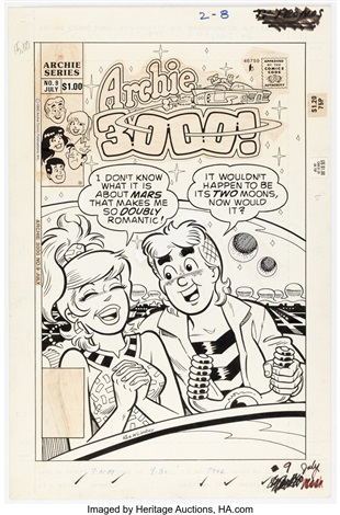 Rex Lindsey Archie 3000 9 Cover Original Art Archie, 1990 by Rex ...