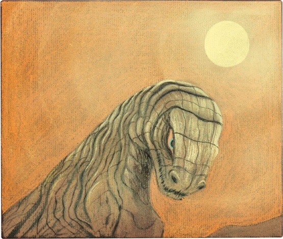 Fantasia Rite of Spring Dinosaur Dessin Conceptuel Walt Disney, 1940 by ...