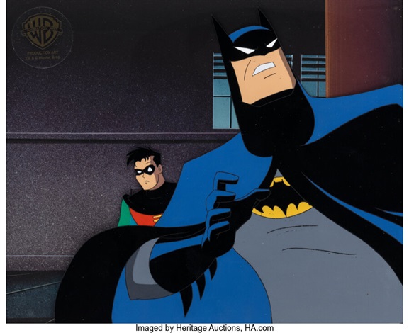 Batman The Animated Series Batman and Robin Production Cel Warner ...