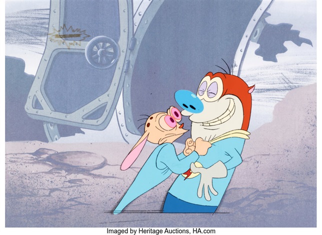 The Ren Stimpy Show Marooned Commander Ren Höek and Cadet Stimpy ...