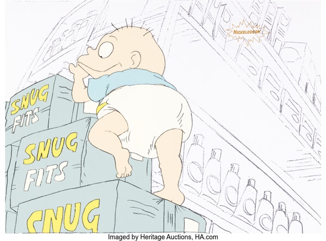 Rugrats Incident in Aisle Seven Tommy Pickles Production Cel ...