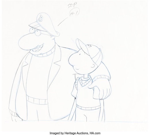 Doug Dougs Big Catch Doug Funnie and Mr. Dink Animation Drawing ...