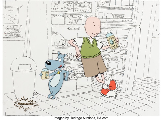 Doug Doug on His Own Doug Funnie and Porkchop Production Cel ...