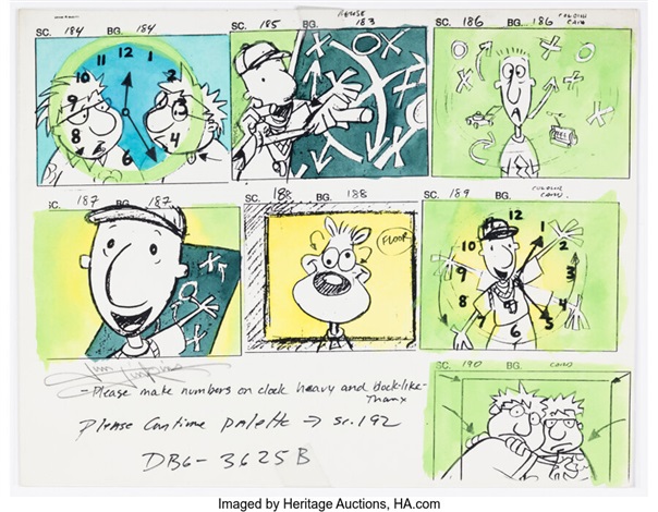 Doug Doug Inc. Sleech Twins, Skeeter, Doug, and Porkchop 7-Panel ...