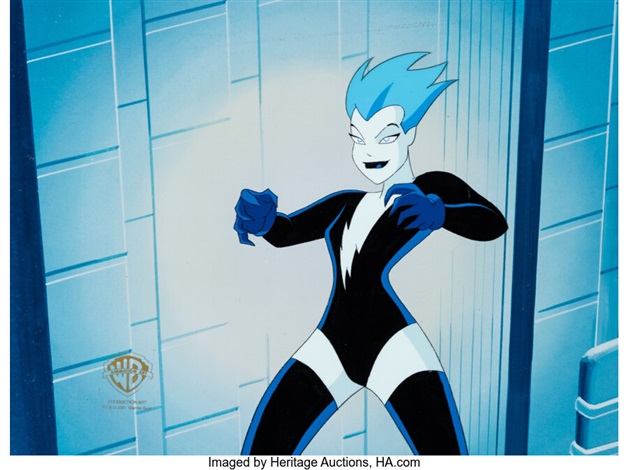 Superman The Animated Series Livewire Production Cel Warner Brothers, c ...