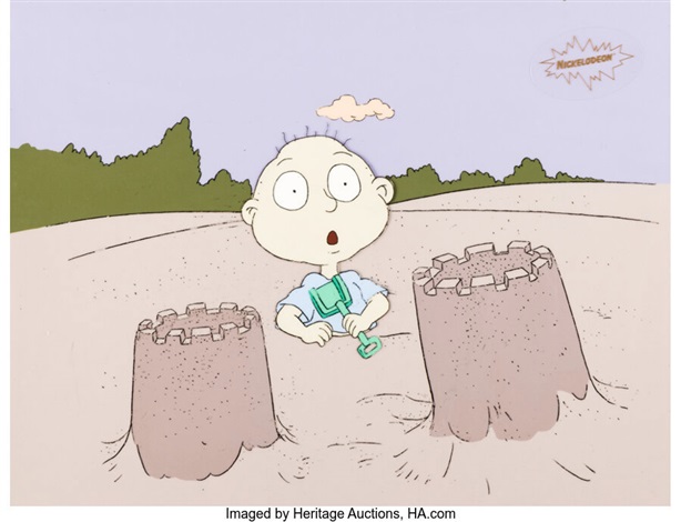 Rugrats The Slide Tommy Pickles Production Cel with Key Master ...