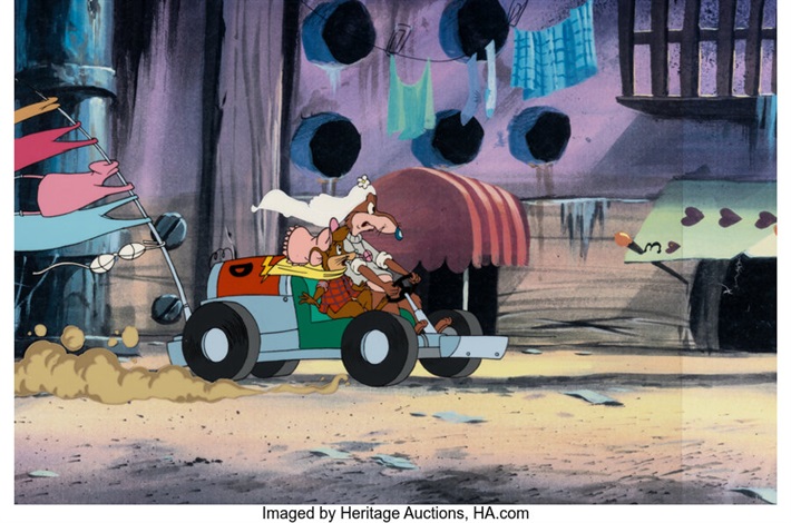 Capitol Critters Max and Jammet Original Production Cel Hanna-Barbera ...