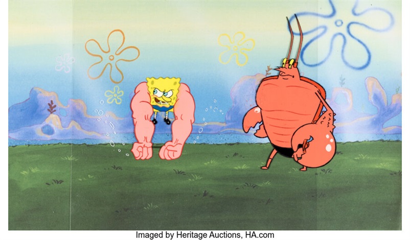 SpongeBob SquarePants MuscleBob BuffPants SpongeBob and Larry the ...