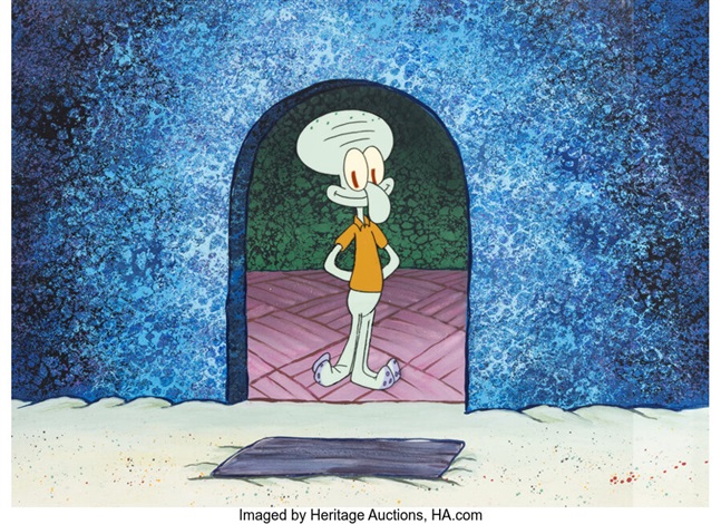 SpongeBob SquarePants Naughty Nautical Neighbors Squidward Production ...
