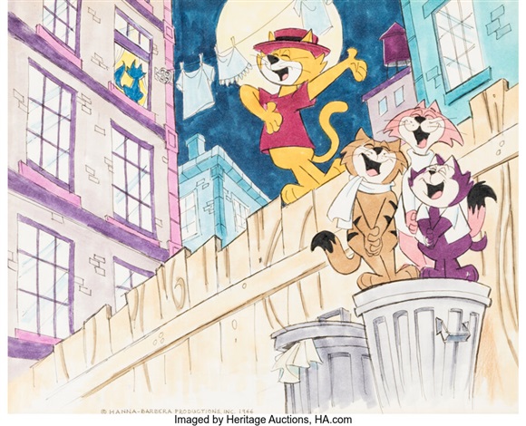 Top Cat Book Illustration Original Art Hanna-Barbera, 1966. by Hanna ...