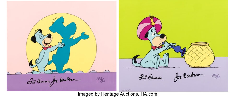 Huck on Stage and Snake Charmer Huck Huckleberry Hound Limited Edition ...
