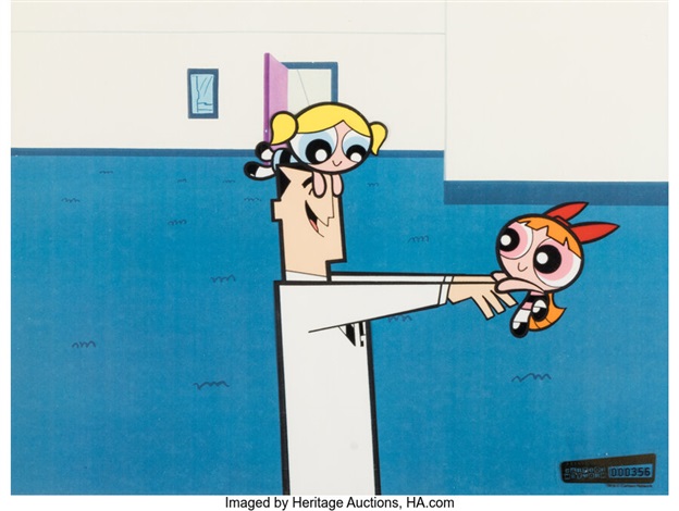 Powerpuff Girls Moral Decay Blossom, Bubbles, and Professor Utonium ...