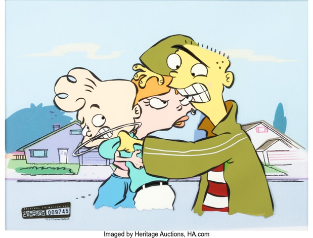 Ed, Edd, n Eddy Honor Thy Ed Jimmy, Sarah, and Ed Production Cel ...