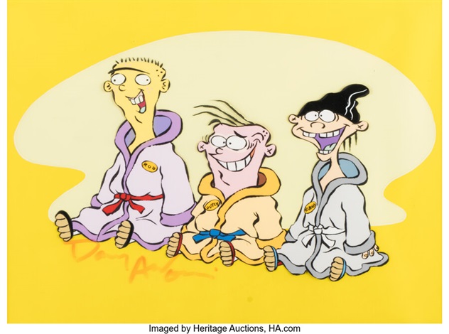 Ed, Edd, n Eddy Nagged to Ed Publicity Cel Signed by Danny Antonucci ...