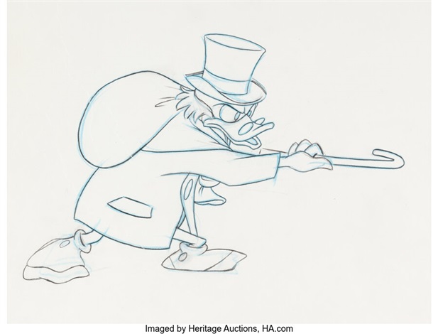 Mickeys Christmas Carol Scrooge McDuck as Ebenezer Scrooge Animation ...