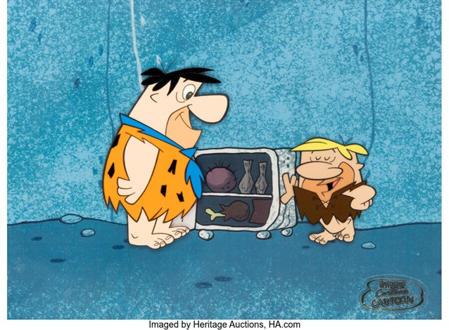 The Flintstones On the Rocks Fred Flintstone and Barney Rubble ...