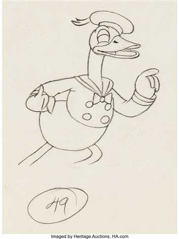 Orphans Benefit Long-Billed Donald Duck Animation Drawing Walt Disney ...