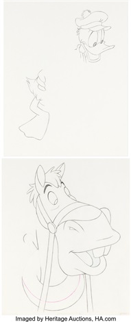 Mickeys Christmas Carol RARE Donald Duck and Cyril Proudbottom ...