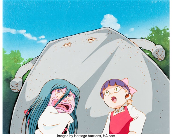 Gegege no Kitaro Sunakake Babaa, Nurikabe, and Neko Musume Production ...