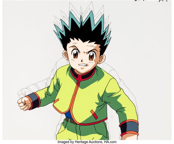 Hunter x Hunter Gon Freecss Production Cel and Animation Drawing Nippon ...