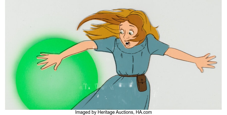 Heavy Metal Grimaldi Girl and Loc-Nar Production Cel Columbia, 1981. by ...