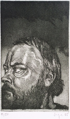 Selbstporträt by Peter Sorge on artnet