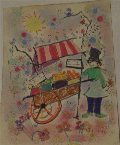 Original artwork for Gordon Fraser card 3047 by Marion Wilson on artnet