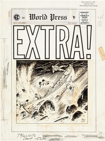 Johnny Craig Extra 4 Cover Original Art by Johnny Craig on artnet