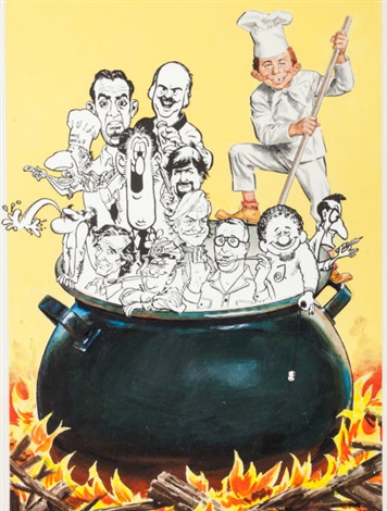 MAD Stew Paperback Book Cover Original Art Warner Books, 1978 by Norman ...