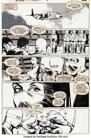 Frank Miller and Klaus Janson The Elektra Saga 1 Story Page 22 Original ...