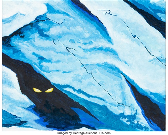 Mike Raabe Magic The Gathering Ice Age Glacial Crevasses Card Painting ...