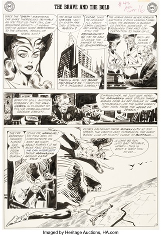 Joe Kubert Brave and the Bold 43 Hawkman and Hawkgirl Story Page 14 ...