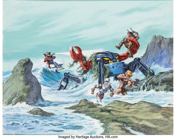 Earl Norem He-Man and the Masters of the Universe Monstroid Painting ...