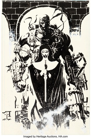 Jim Lee Deathblow 9 Cover Original Art Image, 1994 by Jim Lee on artnet