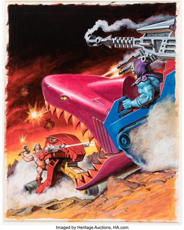 Earl Norem He-Man and the Masters of the Universe Magazine 6 Land Shark ...