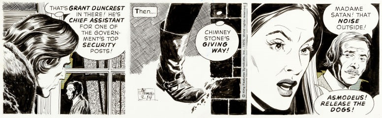 Al Williamson Secret Agent Corrigan Daily Comic Strip Original Art ...