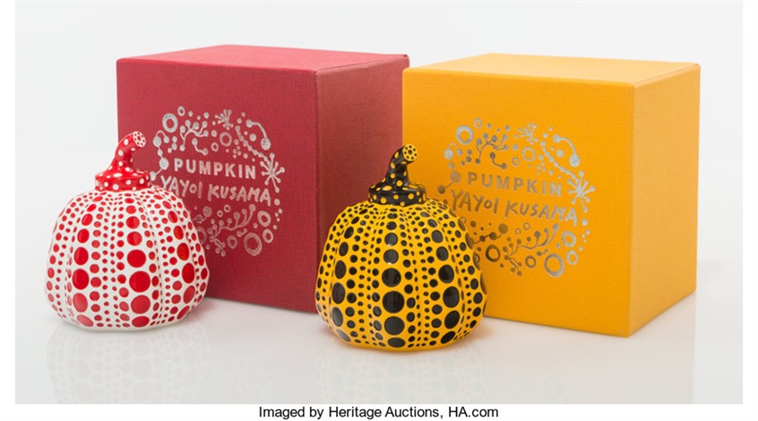 Red and Yellow Pumpkin two works by Yayoi Kusama on artnet