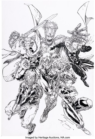 Brett Booth and Adelso Corona Guardians of the Galaxy 13 175 Cover ...