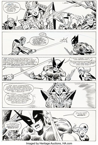 Sal Buscema and Gerry Talaoc Alpha Flight 34 Story Page 7 Wolverine ...